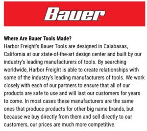 Where Are Bauer Tools Made? - AllAmerican.org